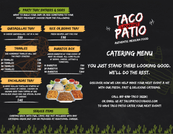 Taco Patio Catering | Mexican Catering in Lockport, IL - Taco Patio ...